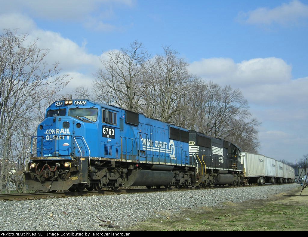 NS 6783 On NS 6783 Eastbound